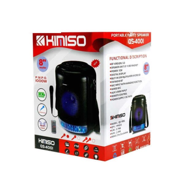 Kimiso QS-4001 Bluetooth Party Speaker Price in Sri Lanka