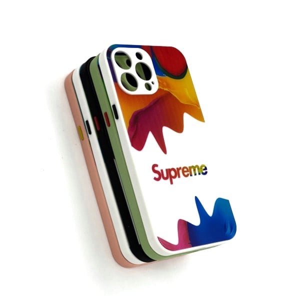 Logo Colorful Glass Back Cover for iPhone - OTC.LK