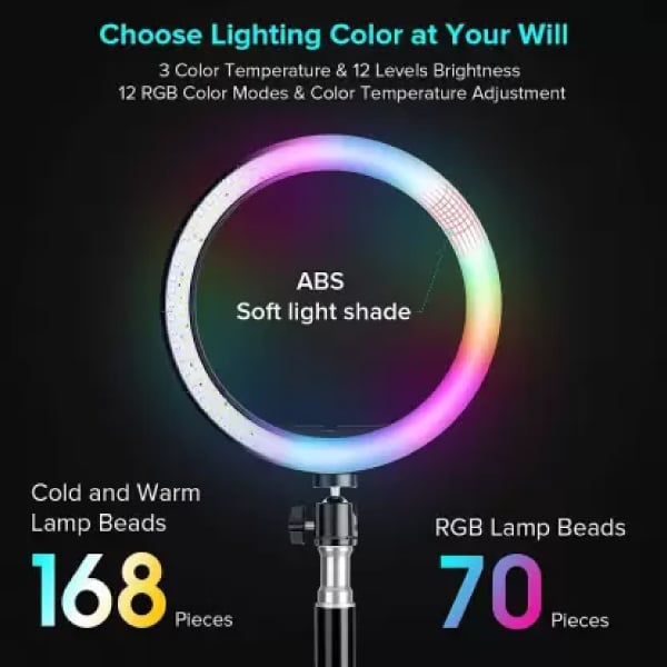 Ring Light MJ33 RGB LED Ring Light - OTC.LK