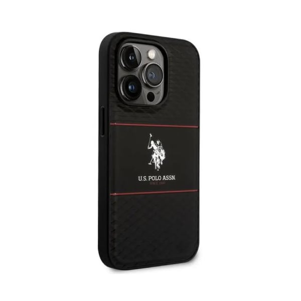 U.S. Polo Pattern Stripe Hard Case iPhone 14 Pro - Black - OTC.LK