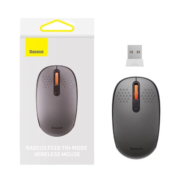 Baseus F01B Tri Mode Wireless Mouse 2.4G Bluetooth 5.0 1600 DPI - OTC.LK