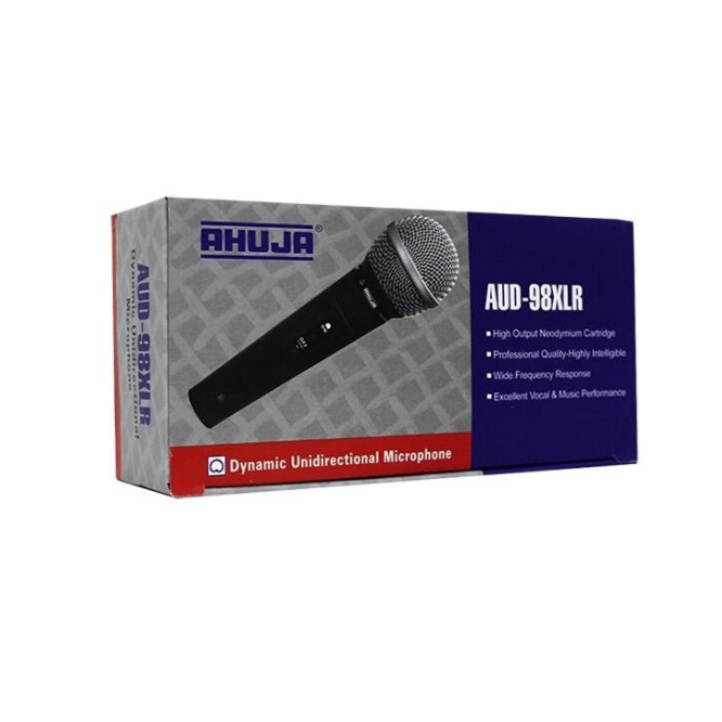 Ahuja AUD-98XLR Dynamic Corded Mic - OTC.LK