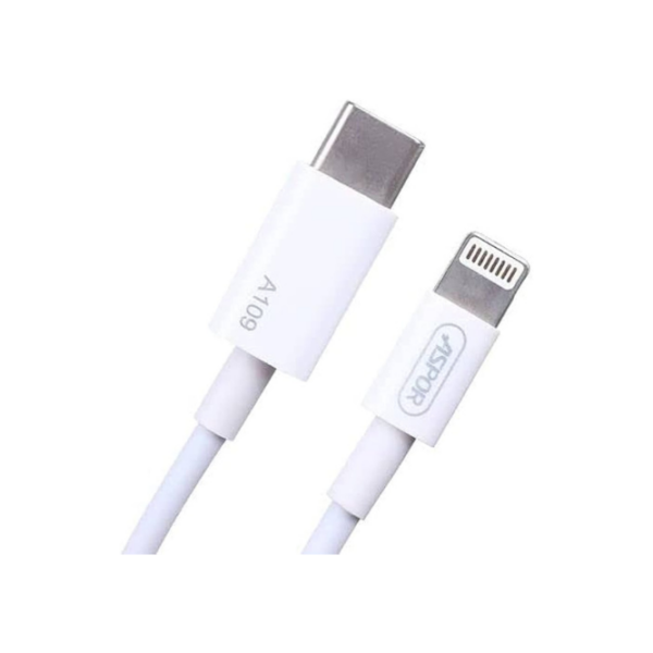 Aspor A109PD Type C to Lightning Cable 1M - OTC.LK