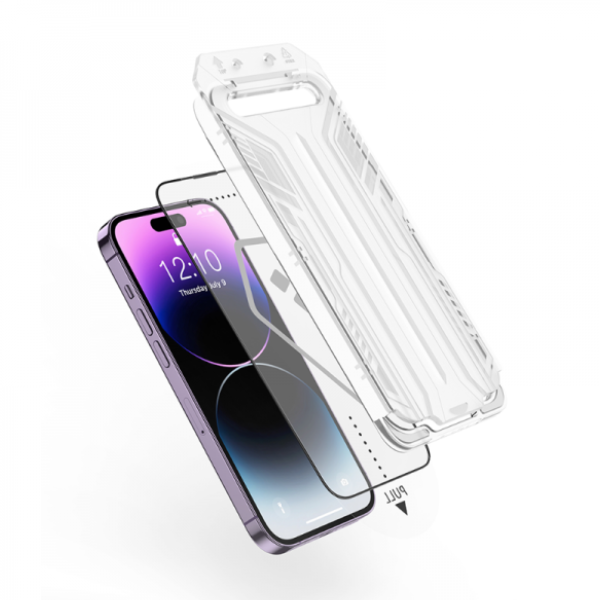 Wiwu WI-SQ008 Easy Install Tempered Glass For iPhone 15 Series - OTC.LK