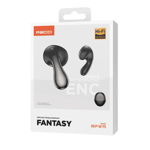 Recci REP-W75 Fantasy Buds - Black - OTC.LK