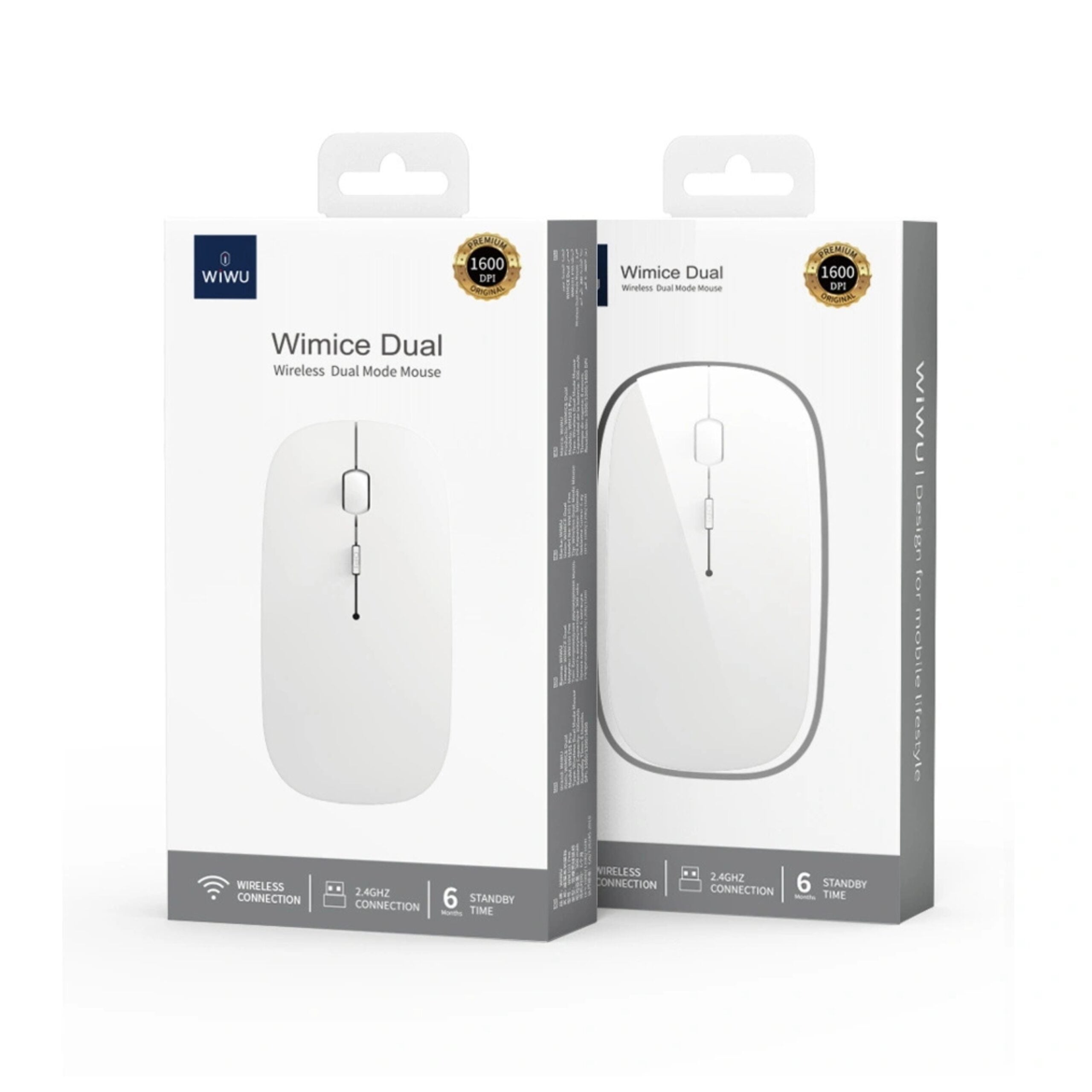Wiwu WM101 Pro Pearl 2.4g+Bluetooth Dual-Mode Wireless Office Mouse ...