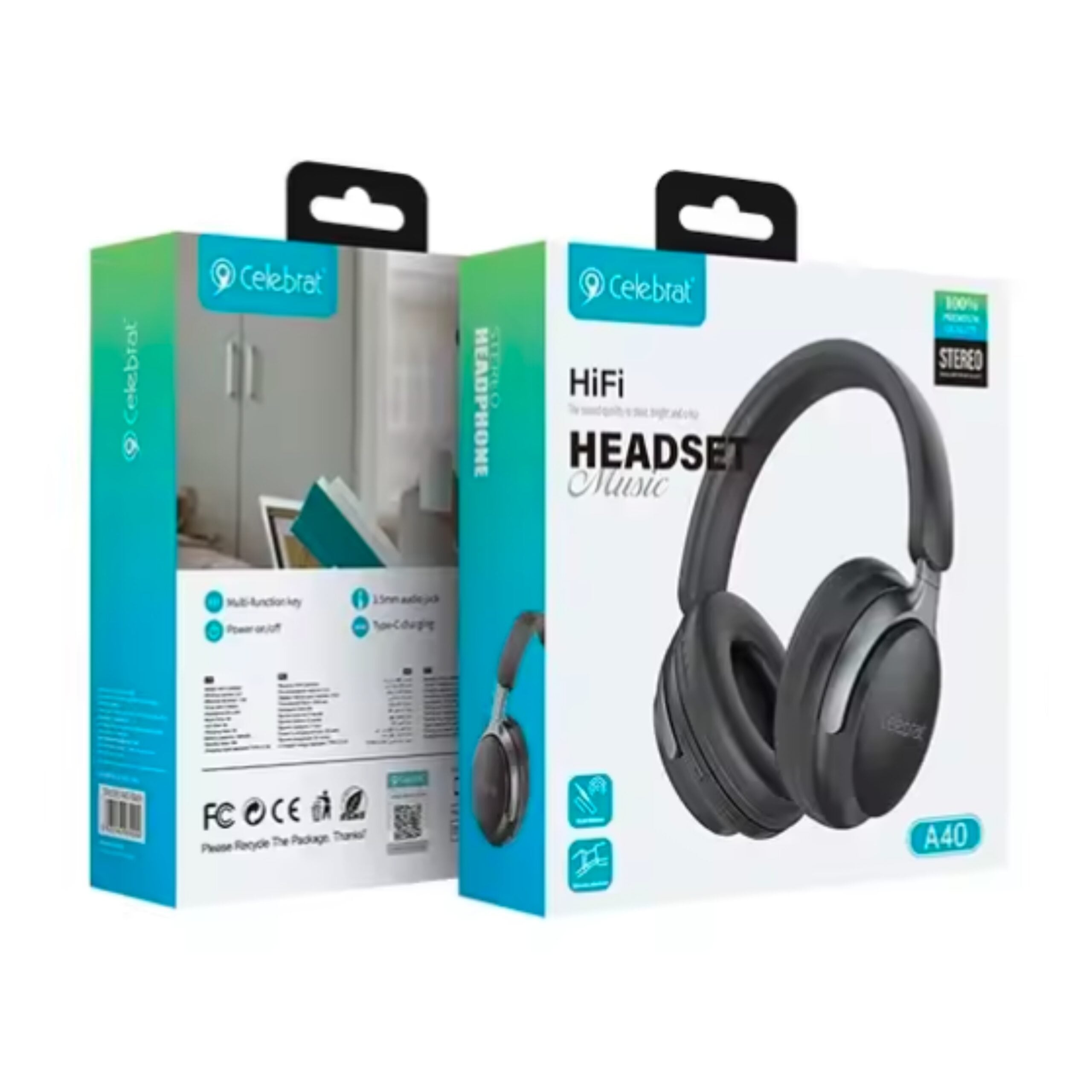 Celebrat A40 Wireless Bluetooth Headphone - OTC.LK