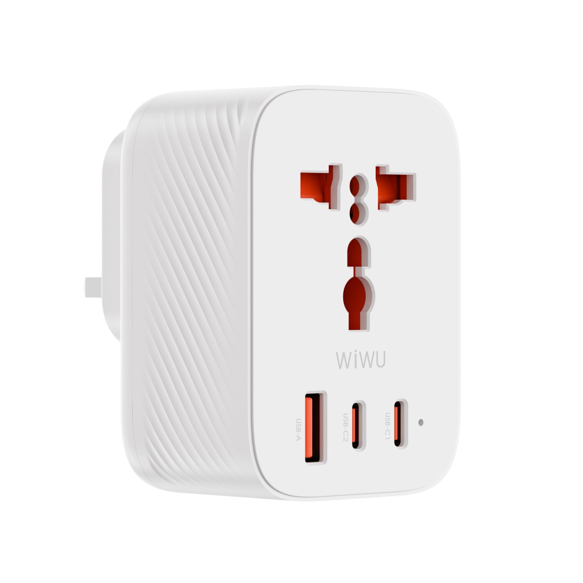Wiwu WI-UA008 Power Cube 30w GAN Travel Charging Adapter UK - OTC.LK