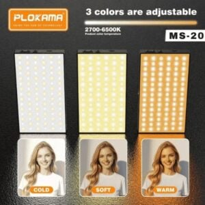 PLOKAMA MS-20 LED Photography Light for Video & Photography